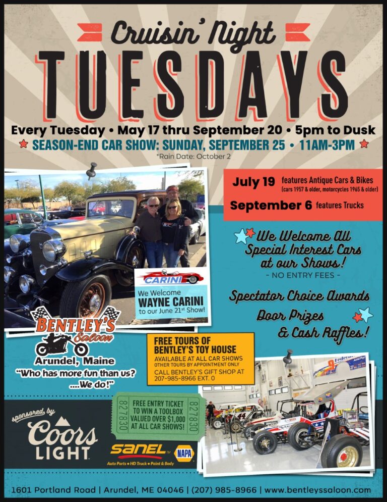 Bentley's Saloon | Arundel, Maine| Car Shows