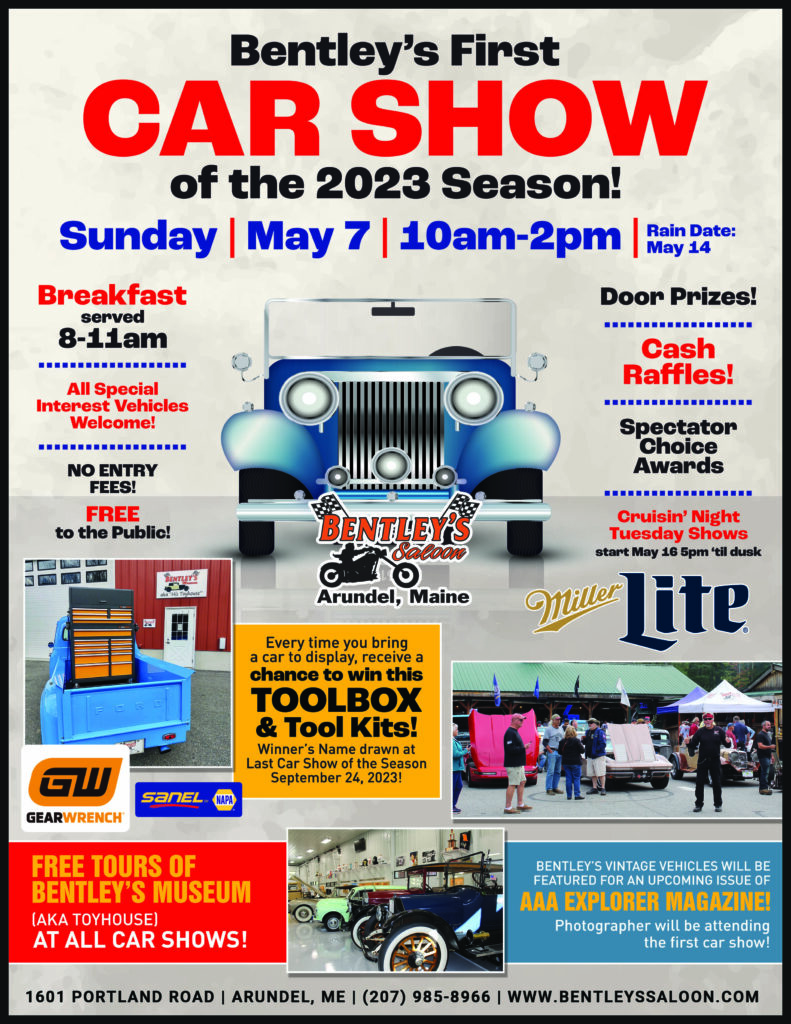 First Car Show of Season - Bentley's Saloon