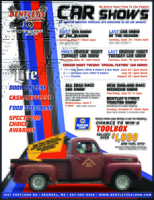 Bentley's Saloon | Arundel, Maine| Car Shows