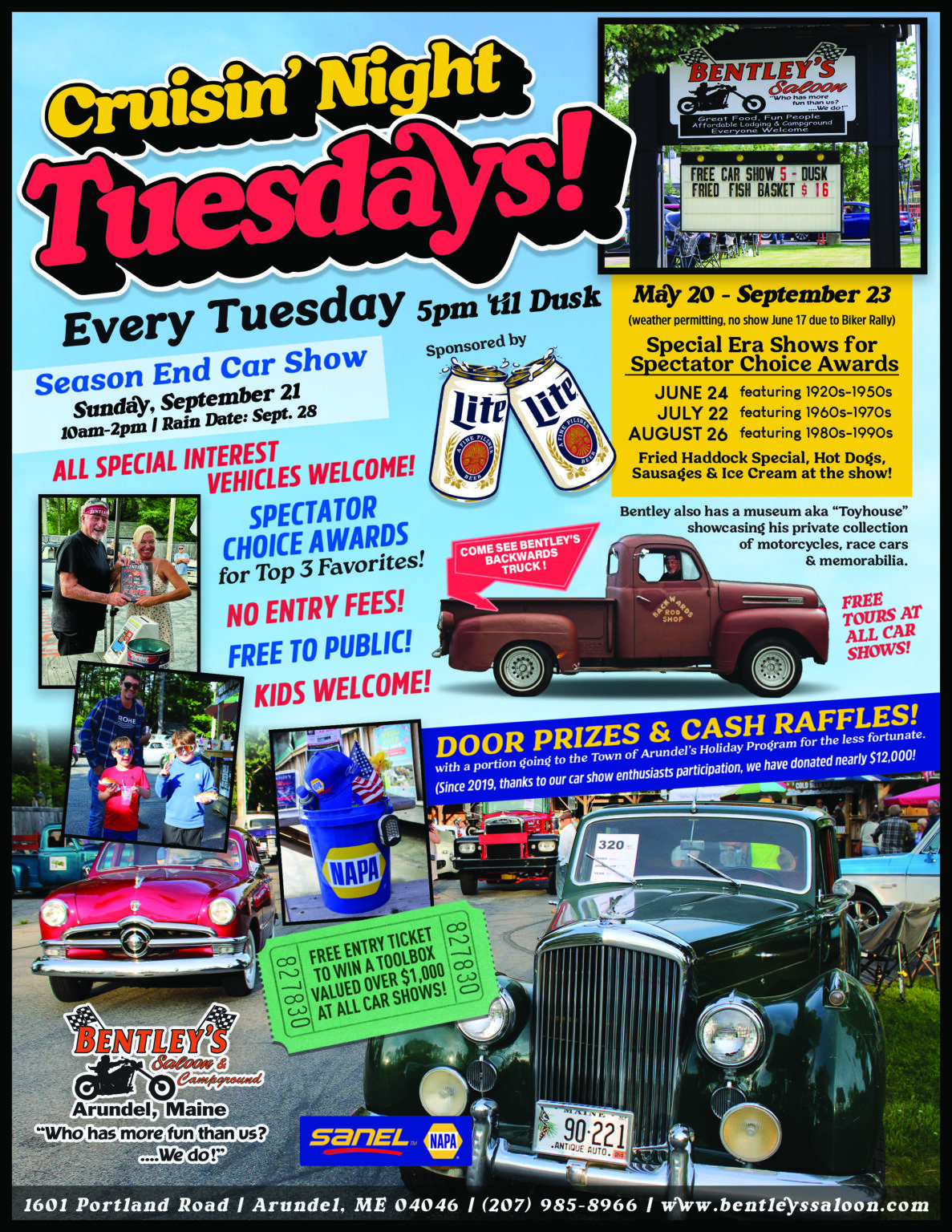 Bentley's Saloon | Arundel, Maine| Car Shows